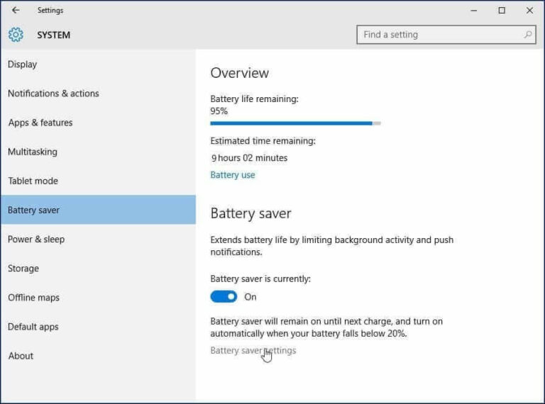 How To Maximize Battery Life On Windows 10