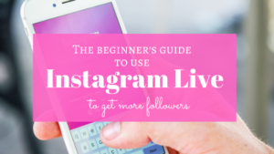 The beginner's guide to use Instagram live to get more followers ...
